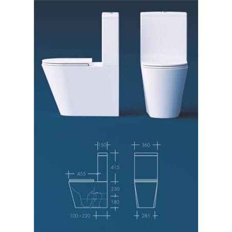 Pack Lotus Sanita + Tanque + Tampo Branco - Syon SYON