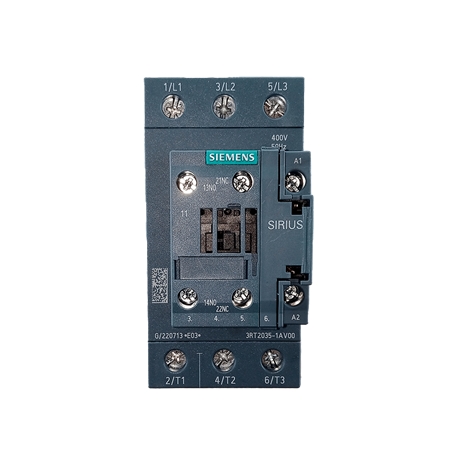 Contactor 3p 18.5kw 40a 400v/ac 1na+1nf 3rt2035-1av0 SIEMENS